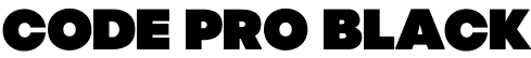 Code Pro Black Font